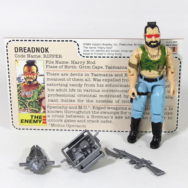 Vintage G.I. Joe ARAH Ripper Dreadnok 85 Loose Figure | Destiny Toys